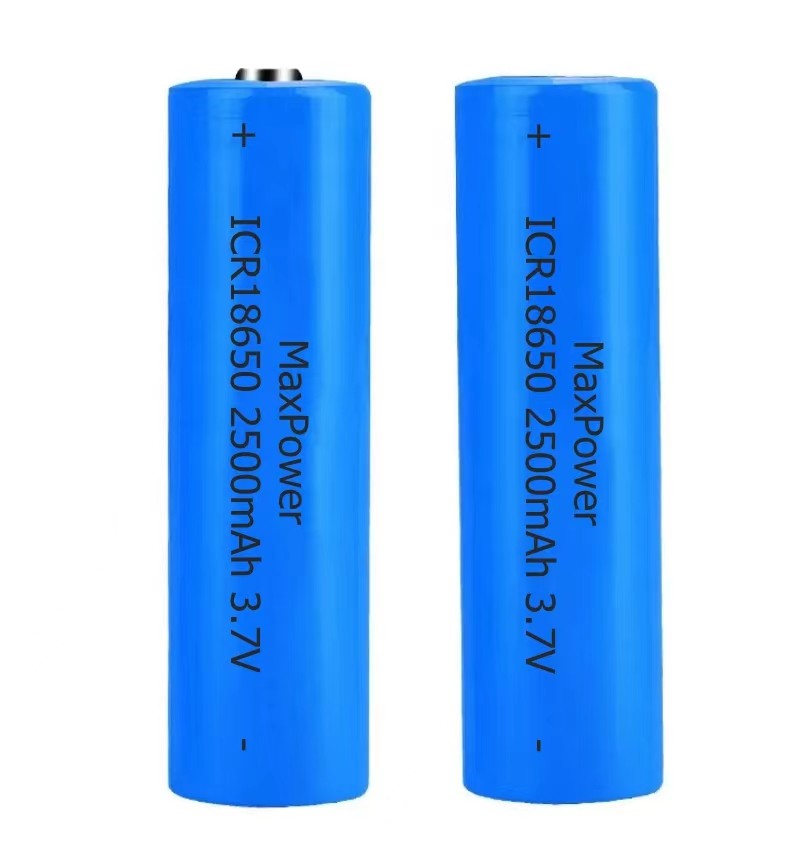 batería recargable de litio de 3.7V 2500mAh batería de iones de litio de carga rápida 18650
